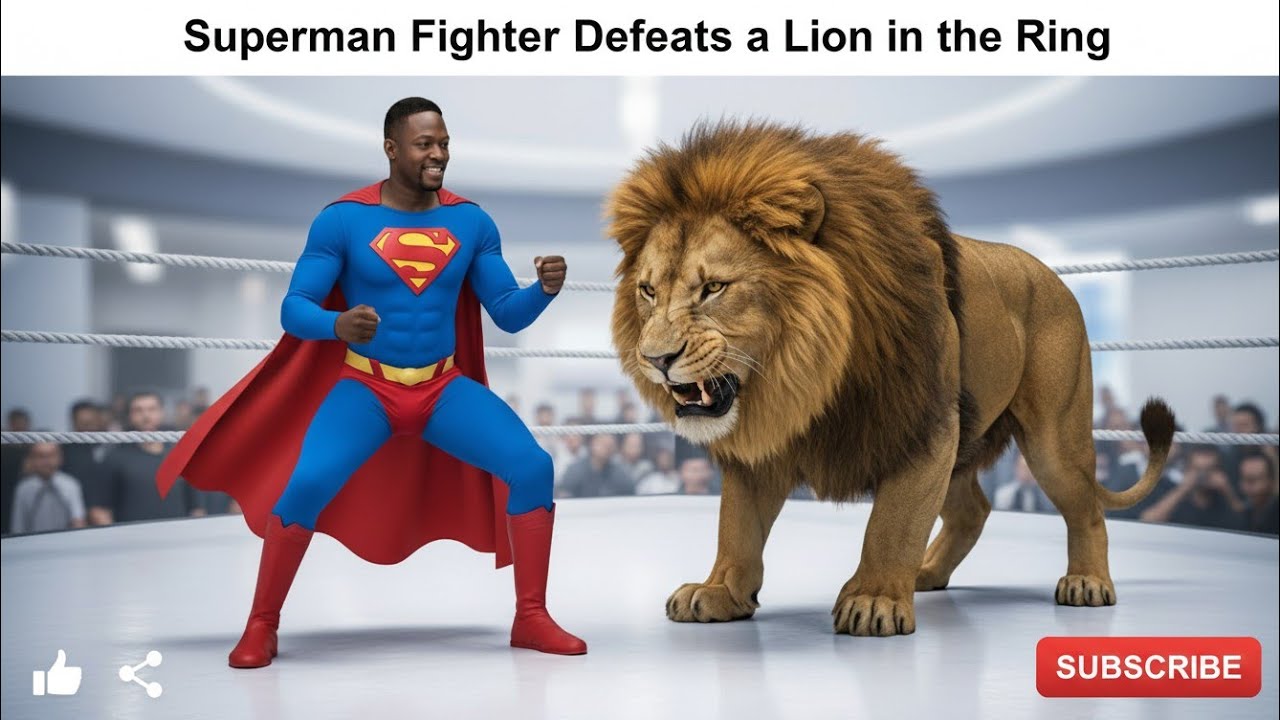 Human vs. Lion: The Impossible Knockout 🦁🥊 - YouTube