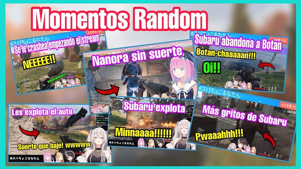 Mejores momentos de COD zombies ft. Botan, Subaru, Choco-sen, Luna ...