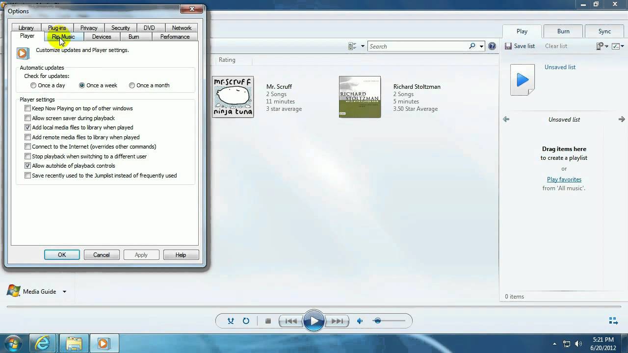 Tech Support How To Change The File Format In Which Windows Media Tech Support How To Change The File Format In Which Windows Media
