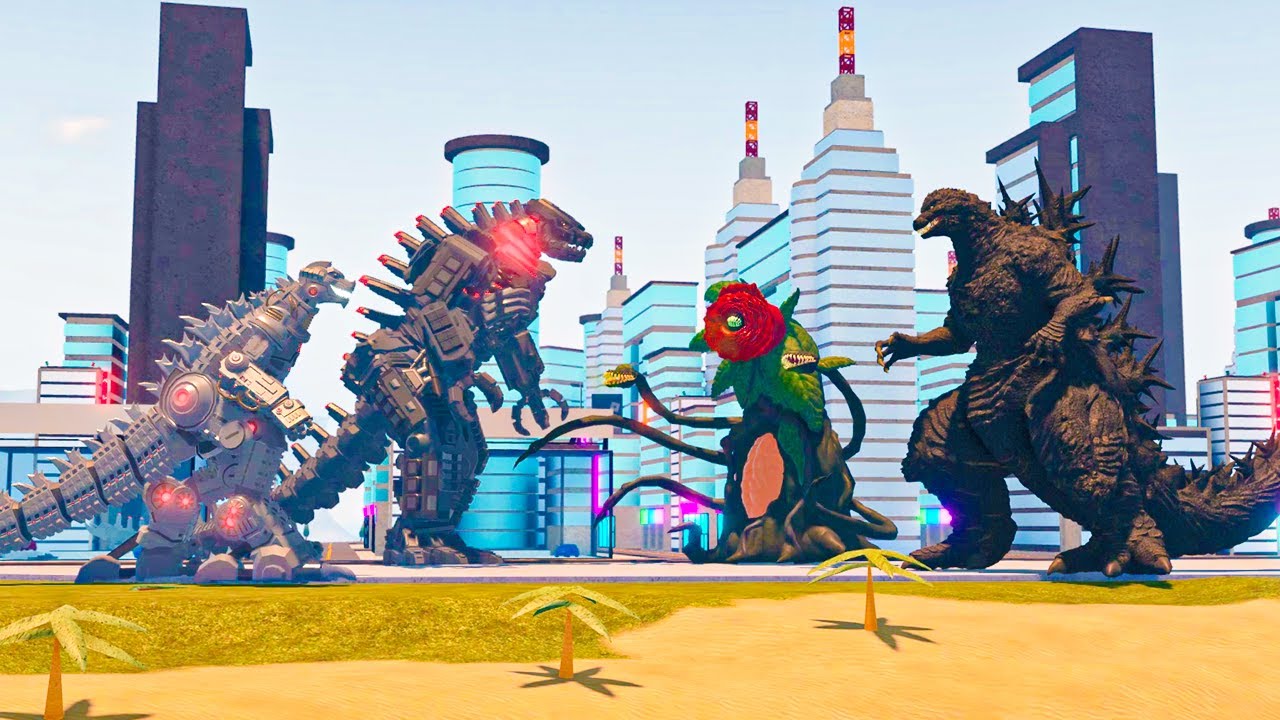 Godzilla Minus One and Rose Biollante Vs RPO MechaGodzilla and ...