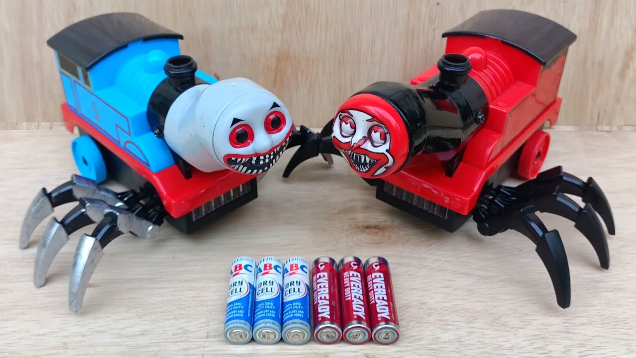 unboxing dan merakit mainan kereta leher panjang,kereta coco charles ...