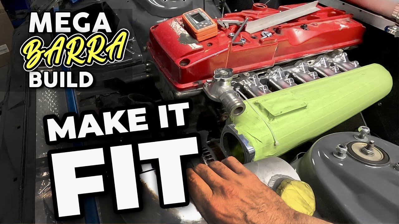 Mega Ford BARRA Build - Part 12 - ENGINE MOUNTS - YouTube