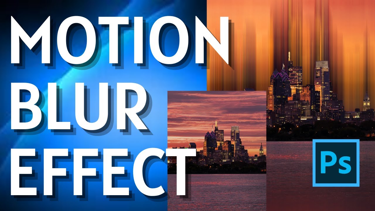 How to Create a Motion Blur Effect in Photoshop - YouTube
