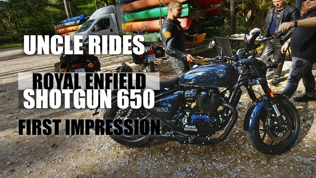 First ride and impressions on Royal Enfield Shotgun 650 - YouTube