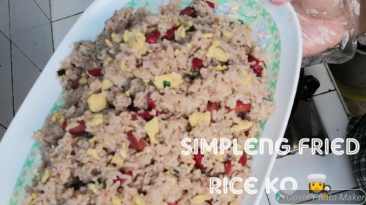 Fried rice using Bahaw/leftover rice, do this to ur left overs. Sarap ...