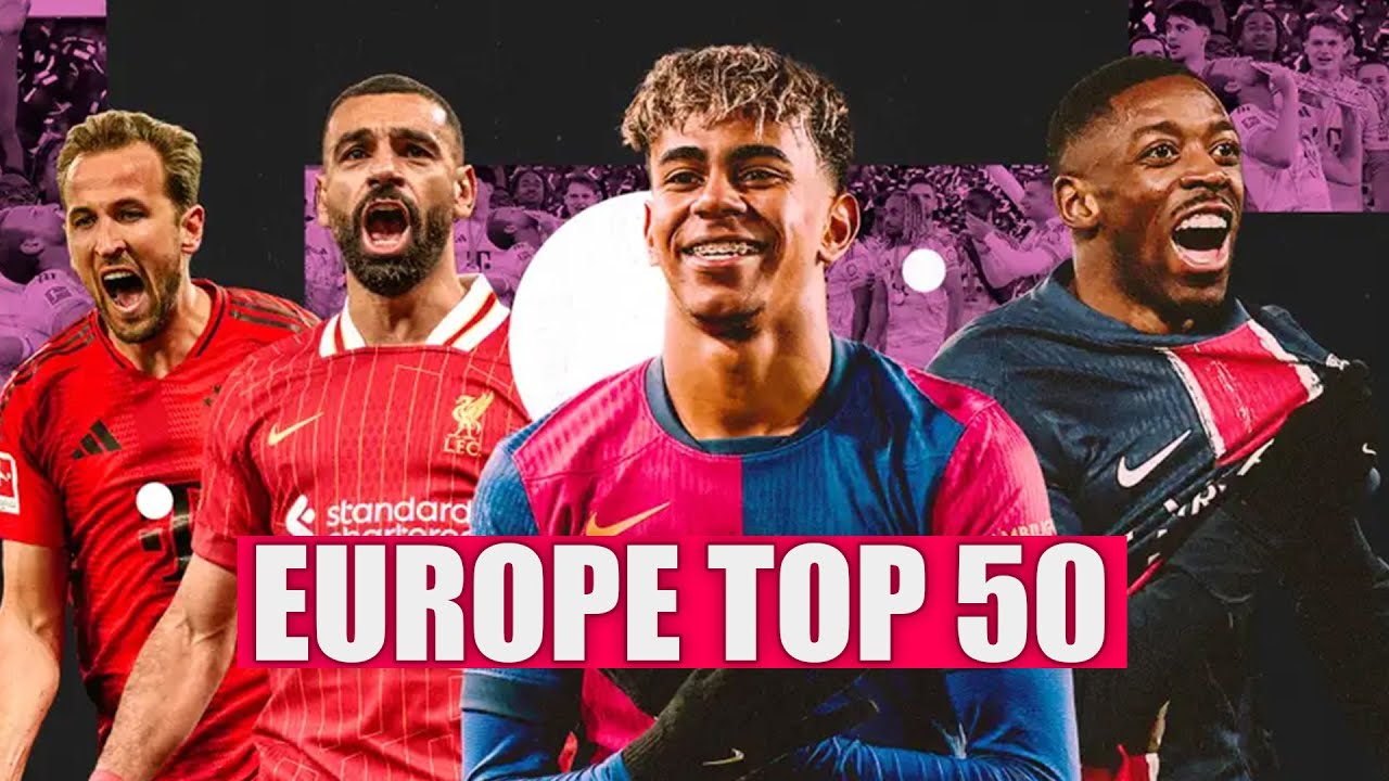 RANKED: Top 50 players of the European season 2024/2025 (PART 1) #viral ...