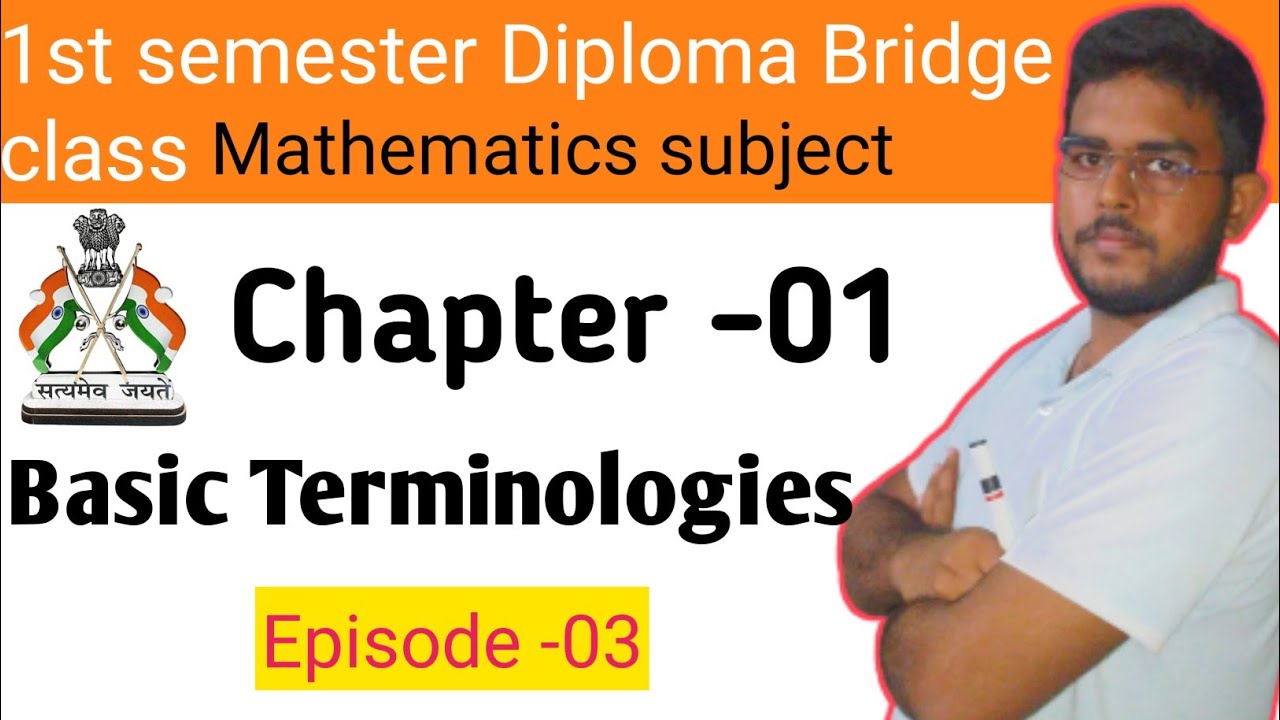 Diploma Bridge course class Mathematics//Basic Terminologies//Episode ...