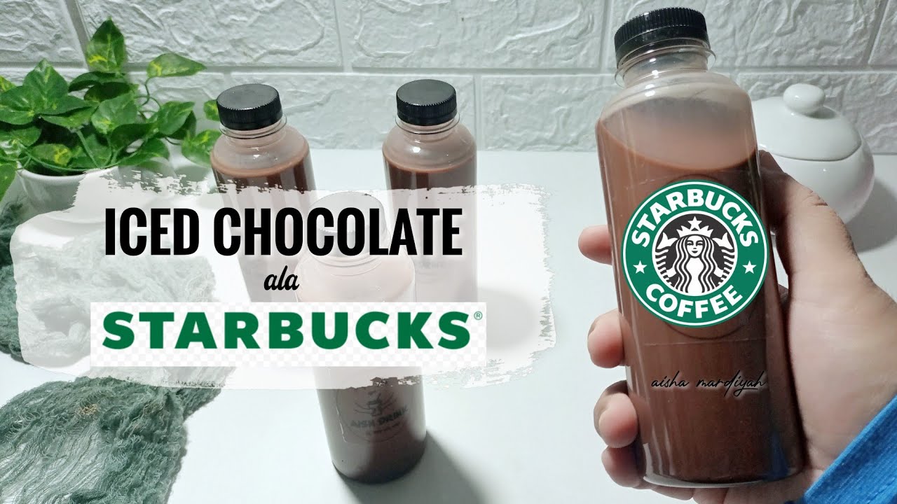 4 Bahan aja bisa jadi Iced Chocolate ala Starbuck | Rasanya mirip ...