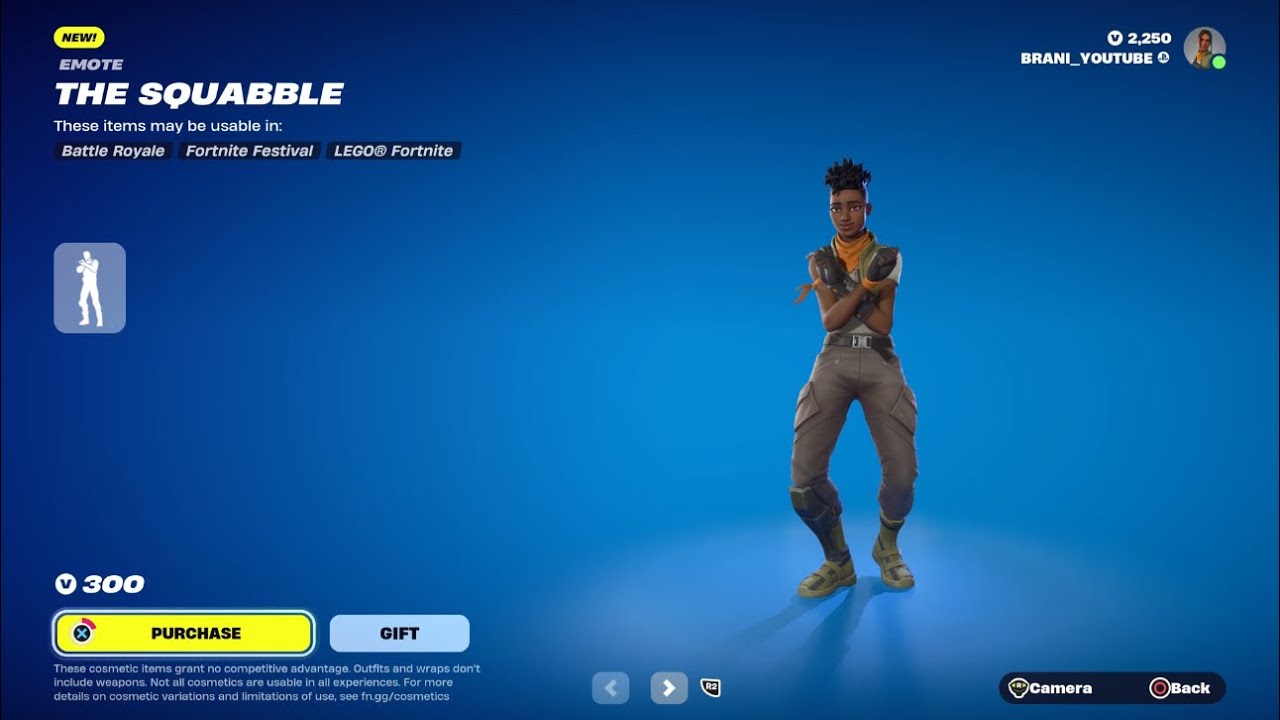 Fortnite The Squabble Emote - YouTube