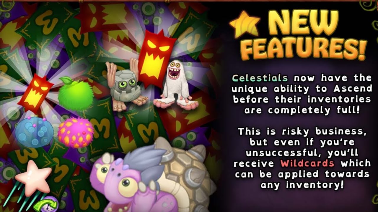 New Secret 4.1 Feature Wild Cards? - My Singing Monsters - YouTube