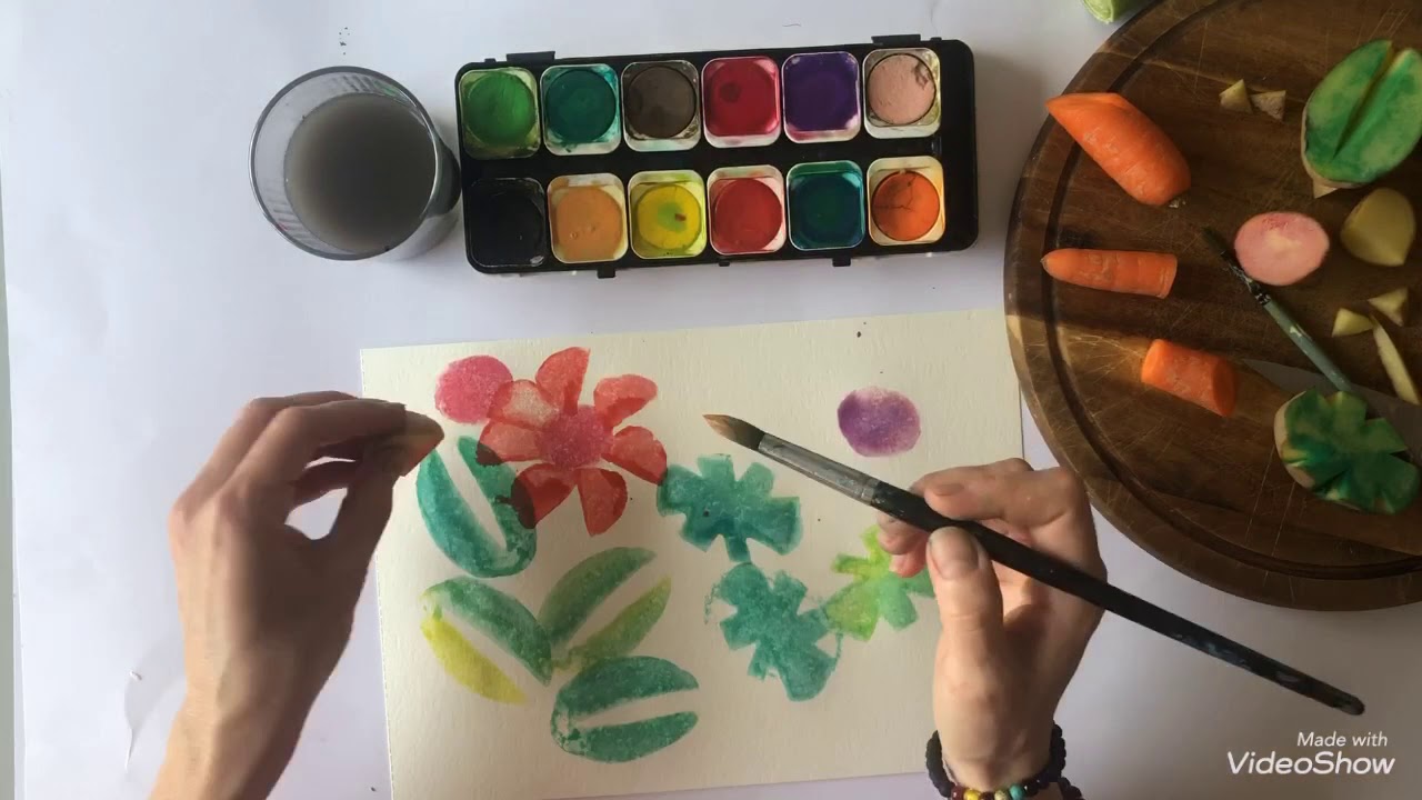Stamps art project with Joan - YouTube