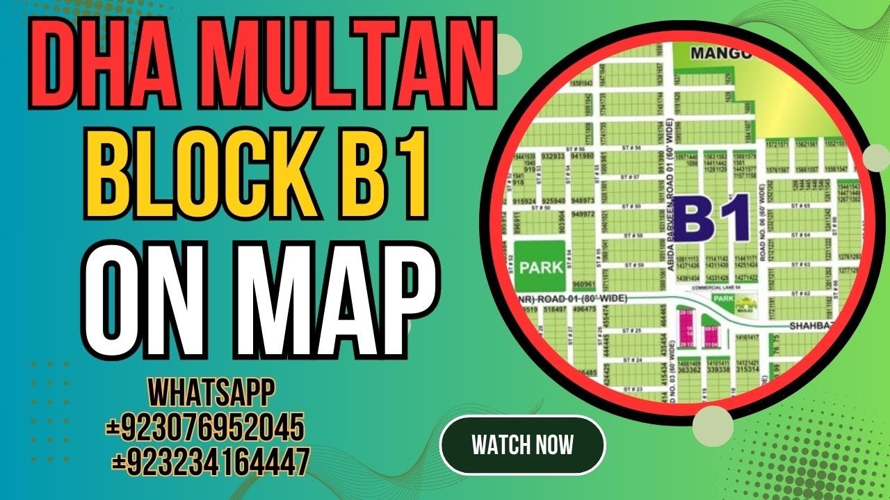 DHA MULTAN Prices Increase | Sector B1 Latest Update | On Map Update ...
