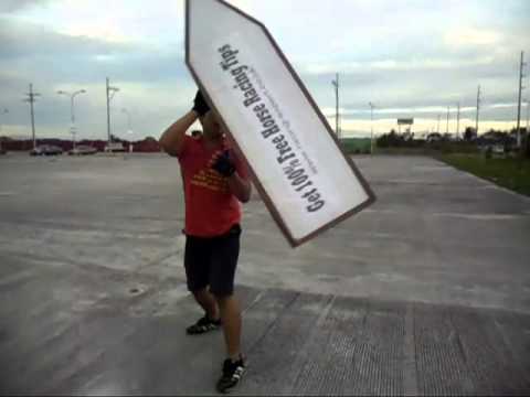 The Worlds Best Sign Flipper ! - YouTube