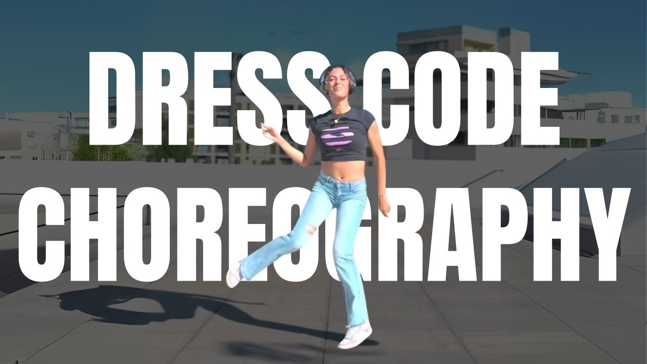 Dress Code shuffle dance choreography full length tutorial - YouTube