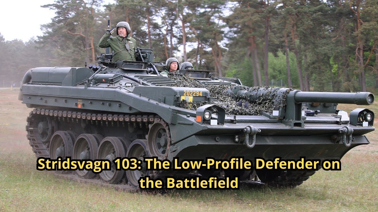 Stridsvagn 103: The Low-Profile Defender on the Battlefield - YouTube