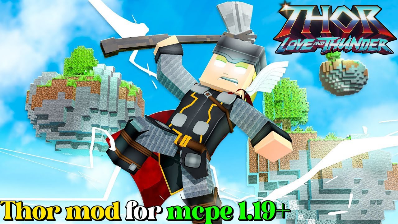 Thor Love and Thunder Mod: Finally a Cool Minecraft Add-on! | Thor ...