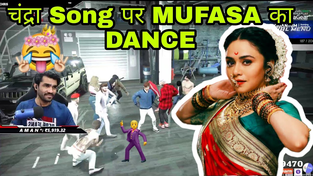 Mufasa Dance in PAPPA GARAGE || चंद्रा साँग || Shreeman legend - YouTube