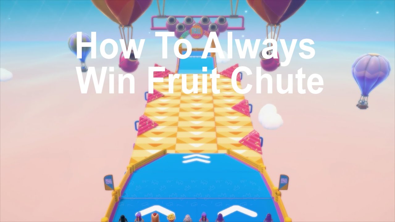 How To Always Win Fruit Chute - Fall Guys Tips & Tricks #1 - YouTube