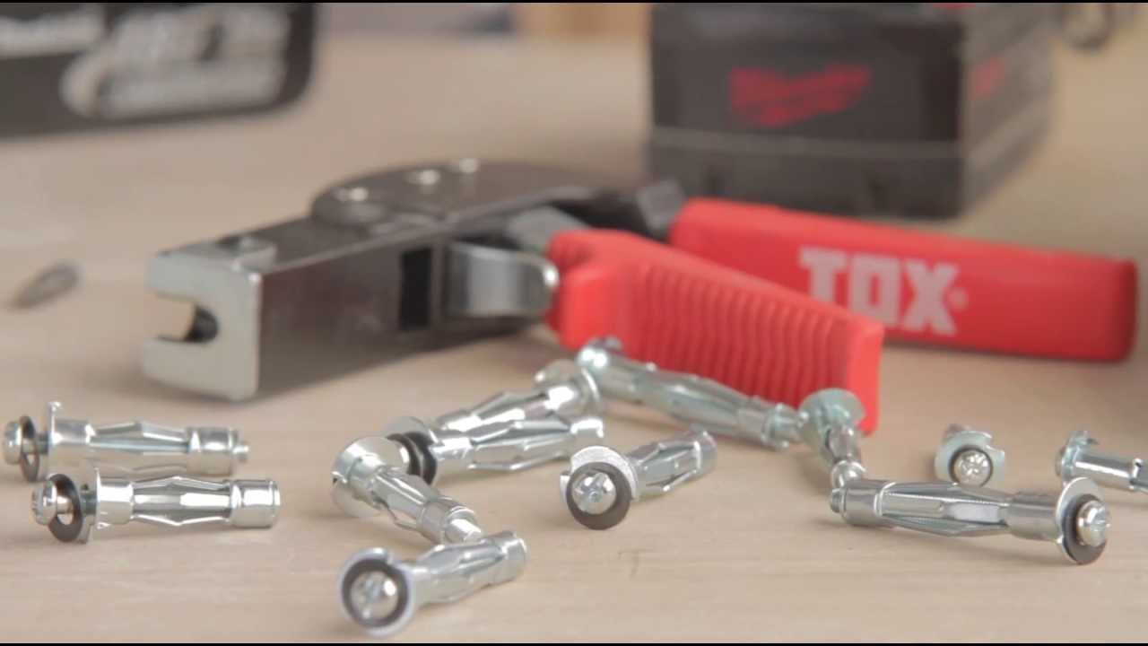 TOX Dübel-Tipps: Metall-Hohlraumdübel Acrobat mit Zange - YouTube