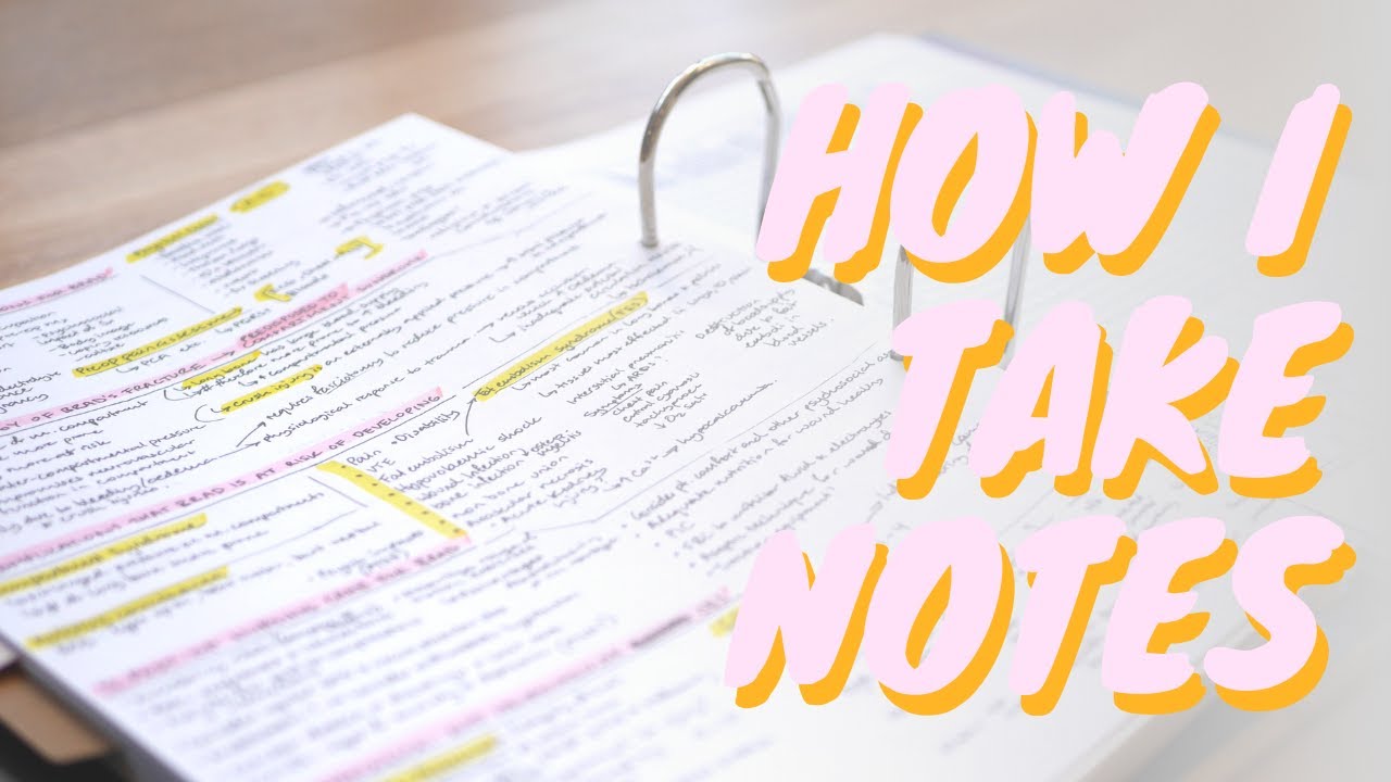 How I Take Notes In Nursing School YouTube how-i-take-notes-in-nursing-school-youtube