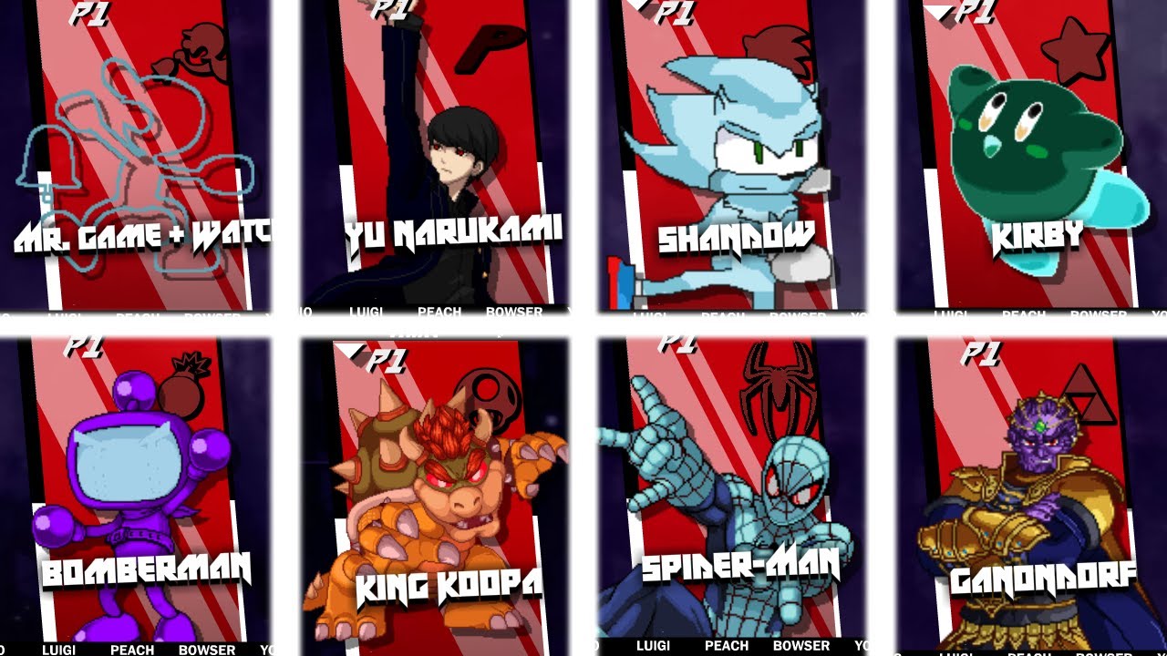 SSF2 Project PS 5.1 | All Alternate Costumes - YouTube