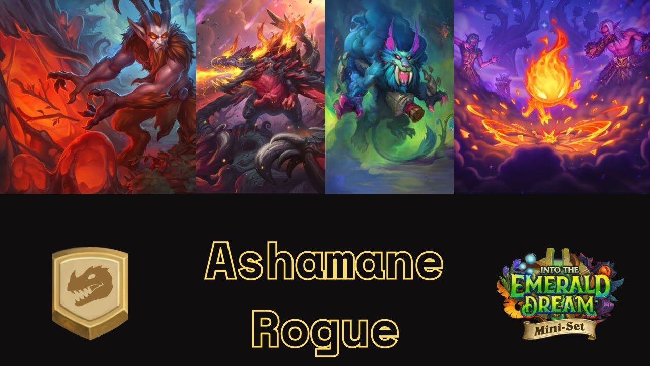 Ashamane Rogue, Nice Deck To Hit Legend! (Hearthstone Standard) - YouTube