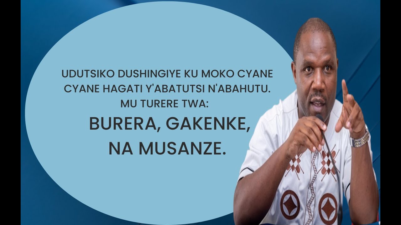 IBY'UDUTSIKO DUSHINGIYE KU BATUTSI N'ABAHUTU // IKIMENYANE MU GUTANGA ...