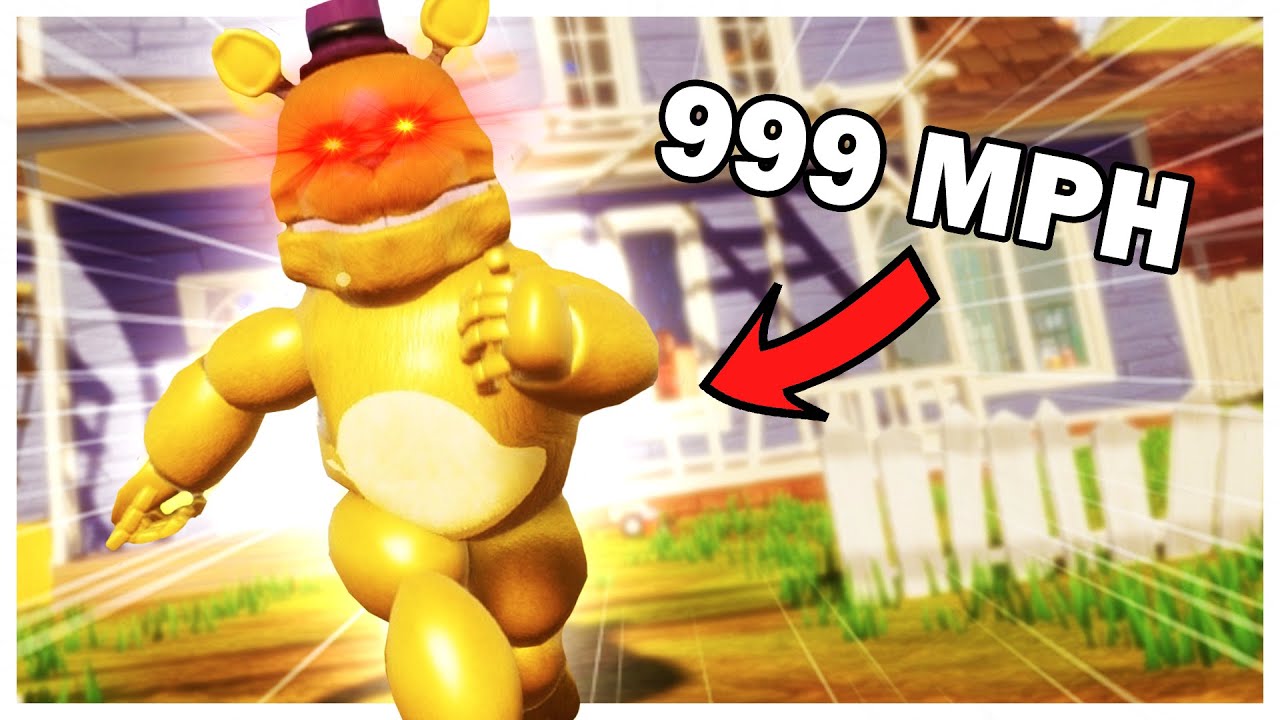 THEY PUT FAST FRED BEAR IN HELLO NEIGHBOR?!! - YouTube