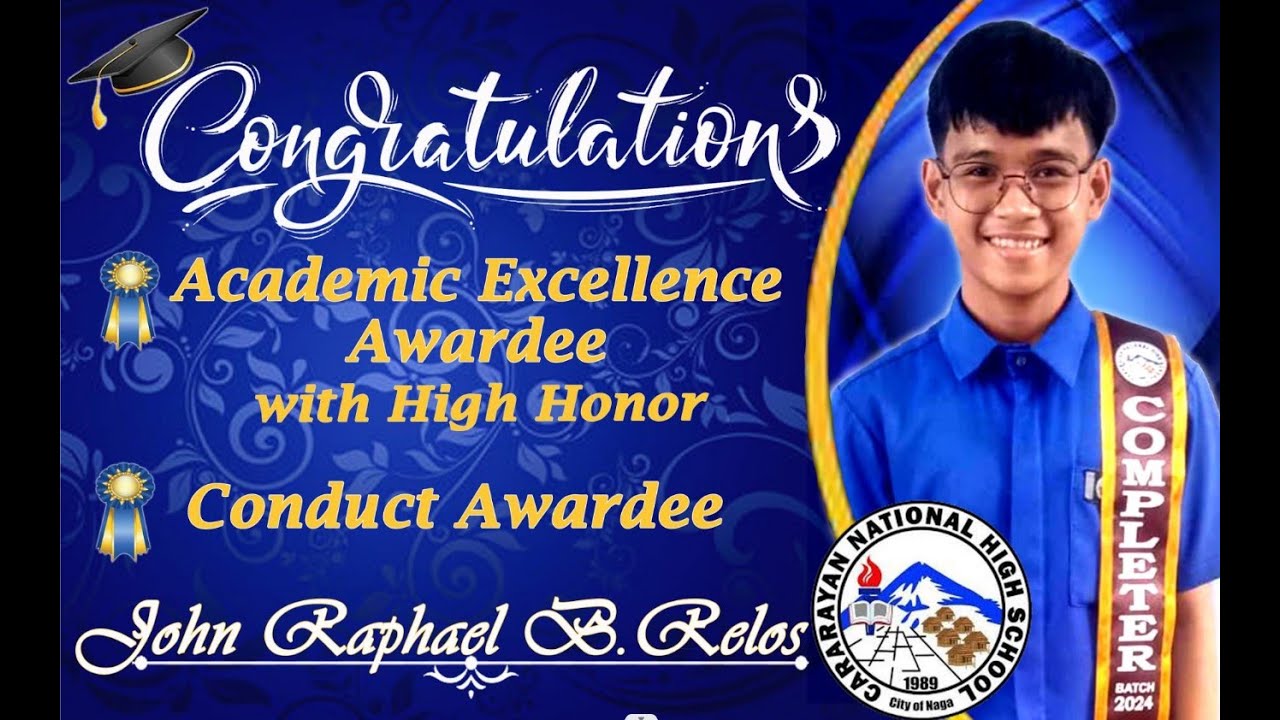 Part 1 of the Moving Up Ceremony of John Raphael Bragais Relos # ...