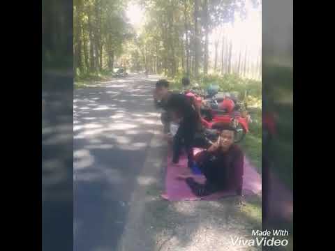 KeseruAN pas lagi touring #tim_ndablex