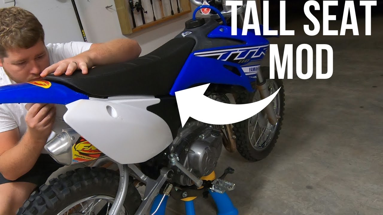 TALL SEAT MOD | 2019 YAMAHA TTR110!! - YouTube