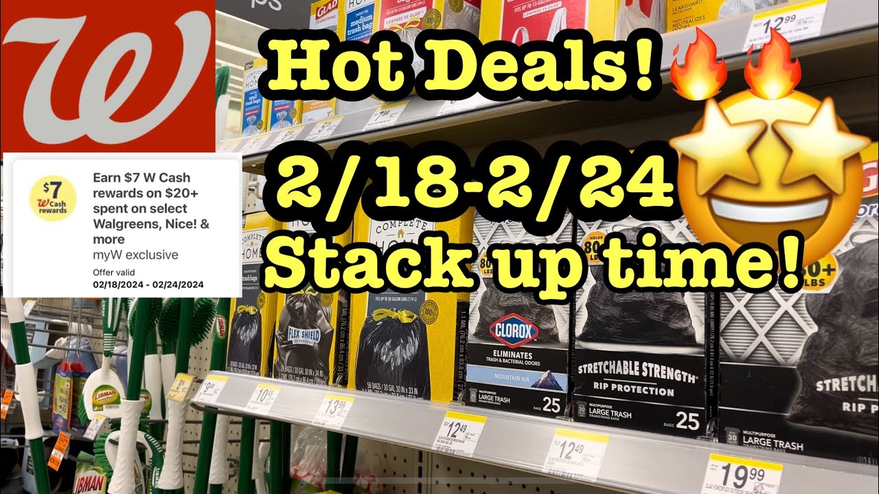 Walgreens Hot Deals for the Week 2/18 to 2/24🔥🔥 - YouTube