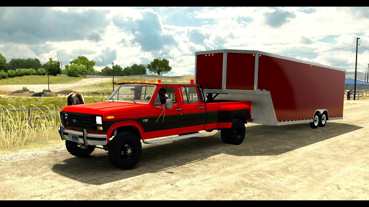 1986 Ford F350: American Truck Simulator: Hot Shot Trucking! - YouTube
