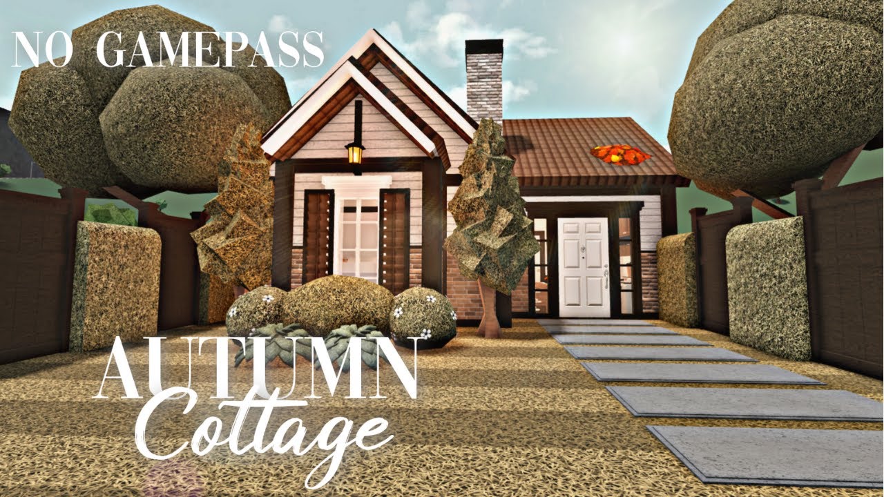 Roblox Bloxburg - No Gamepass Small Autumn Cottage - Minami Oroi - YouTube
