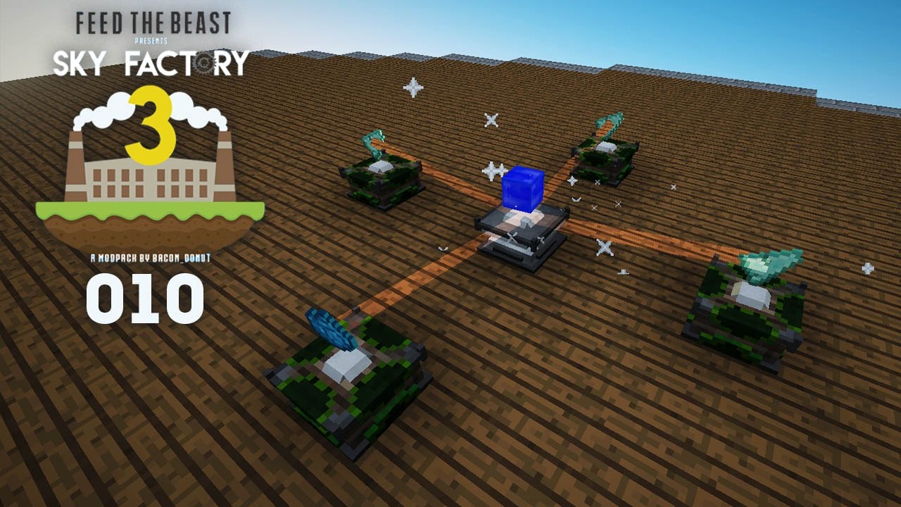 Sky Factory 3 EP10 | Lava Power + Empowerer (1.10.2 Modded Minecraft ...