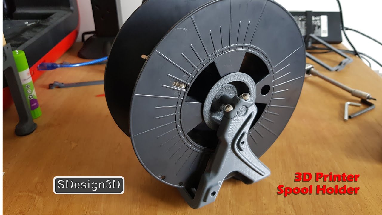3D Printer Spool Holder - YouTube