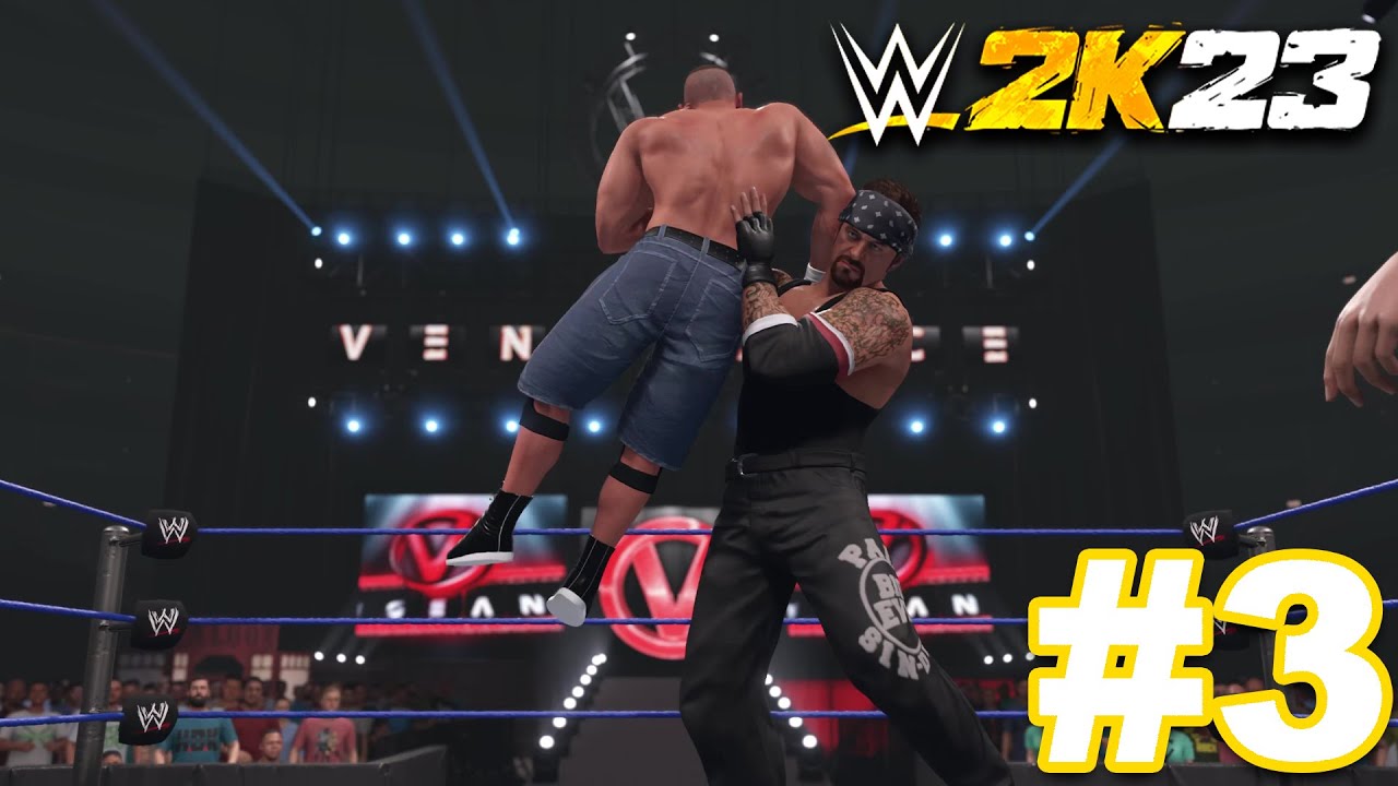 WWE 2K23 SHOWCASE Gameplay Part 3 - Undertaker vs John Cena - YouTube
