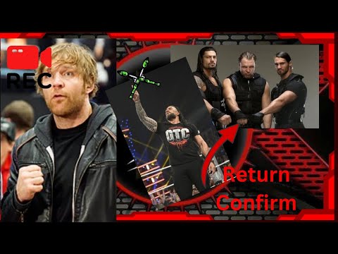 Dean ambrose return confirmed #youtubeshorts #wwe #wwewrestler 🔥🔥🔥🔥 ...