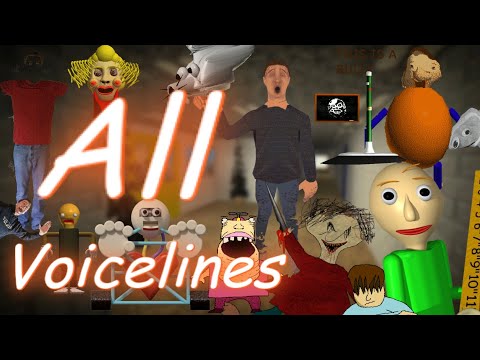 Baldi’s Basics All Voicelines