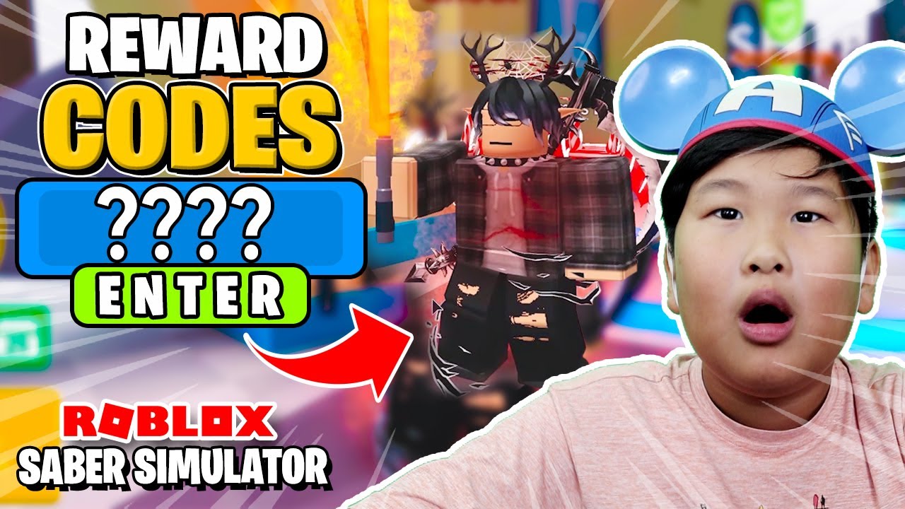 I Got Reward Codes for SABER SIMULATOR Roblox - YouTube