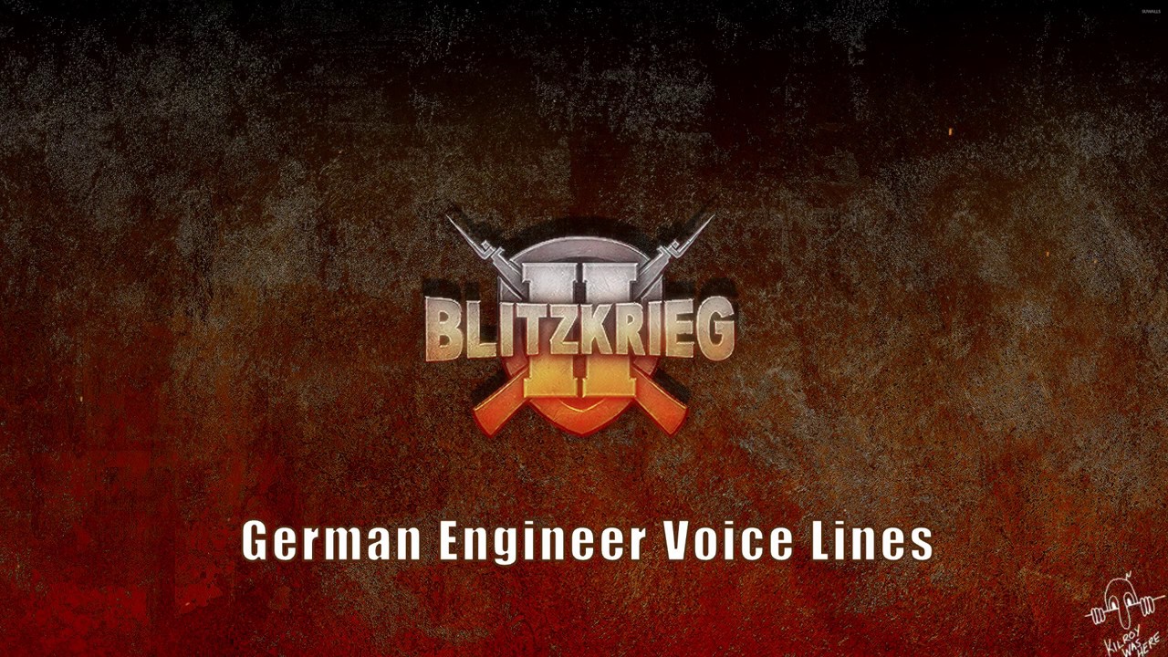 Blitzkrieg 2: German Engineer Voice Lines (With Subtitles!) - YouTube