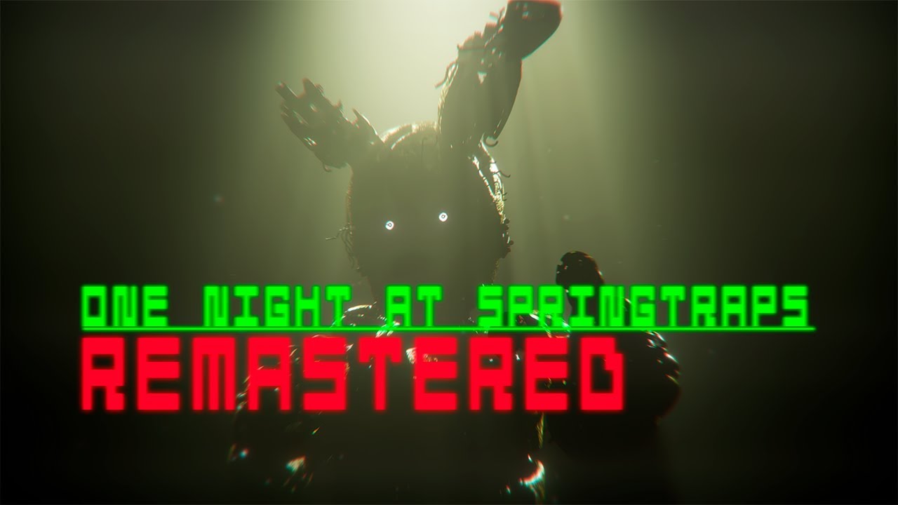 ONE NIGHT AT SPRINGTRAP'S REMASTERED - GAMEPLAY COMPLETA - YouTube