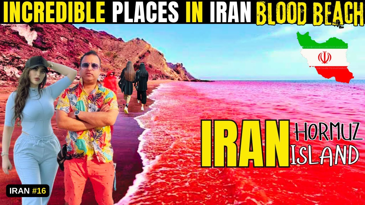 The Red (Blood) Beach of Hormuz Island 🇮🇷 Iran Travel Vlog 2025 😱 - YouTube