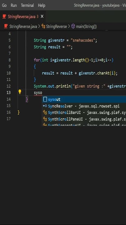 String Reverse Using Java Programming Reverse Given String Java Programming