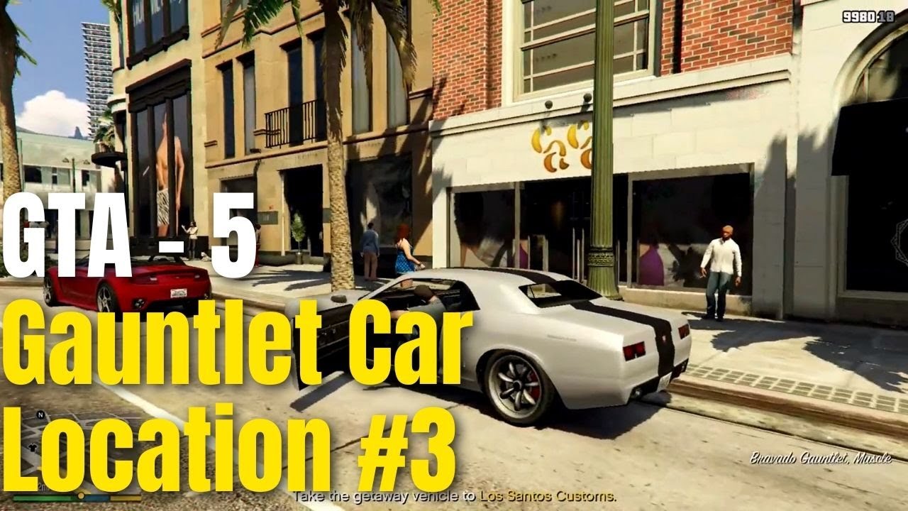 Gauntlet Locations - Getting the 3 Muscle Cars - 1 | GTA 5 Gameplay ...