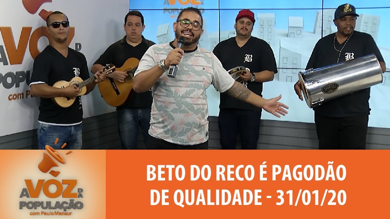 BETO DO RECO É PAGODÃO DE SUCESSO - (31/01/20) - YouTube