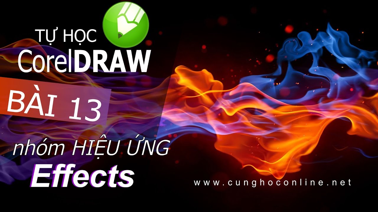 Tutorial CorelDraw: Nhóm hiệu ứng Effects trong CorelDraw - Bài 13 ...