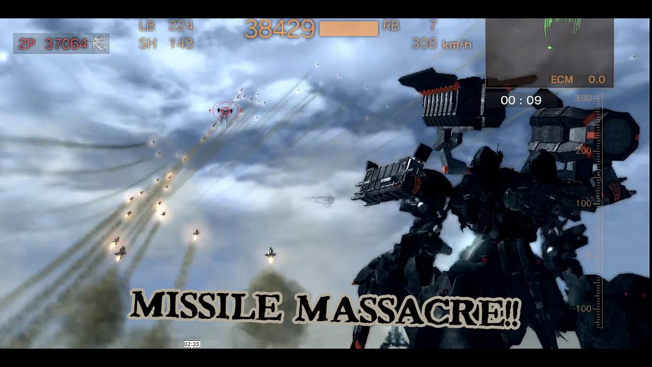 Armored Core For Answer - Itano Circus| Missile Swarm build | Arena ...
