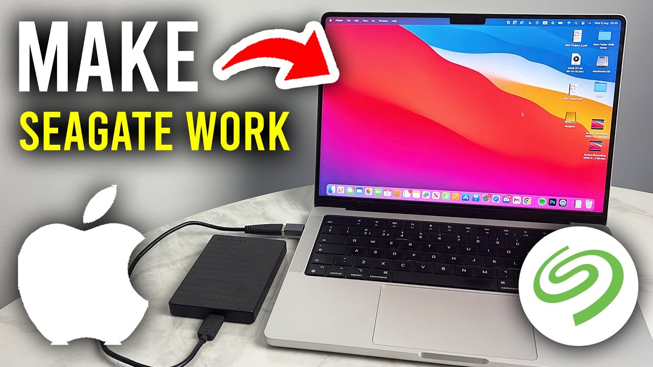 How To Make Seagate External Hard Drive Work With Mac (Format) - Step ...