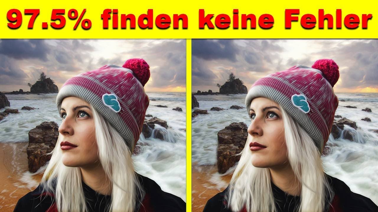 Finde ALLE Fehler - 10 Bilder - 50 Fehler - Bilderrätsel für Genies ...